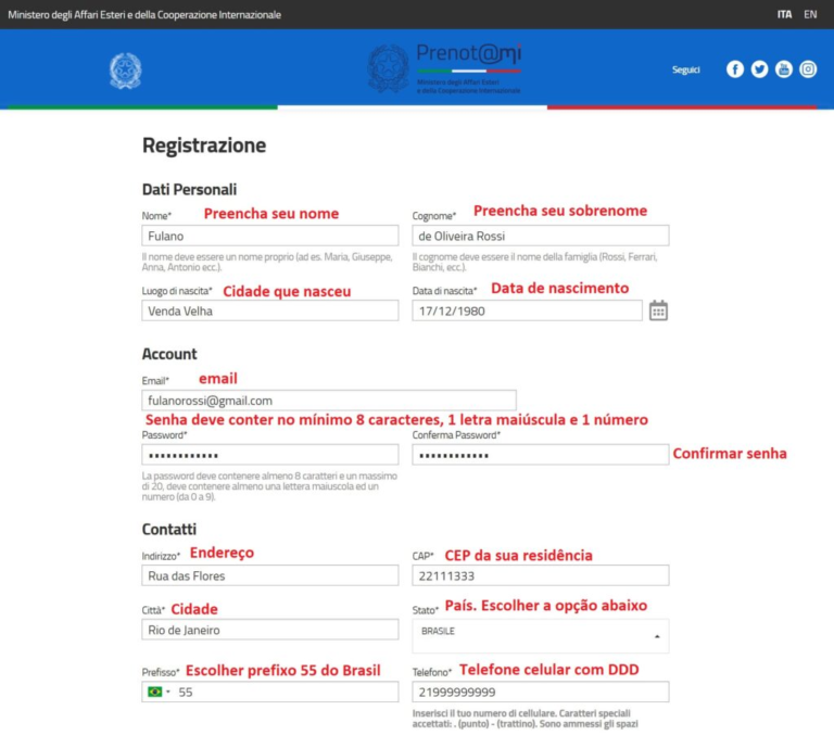 Barros & Oliveira - Como realizar cadastro no Prenot@Mi